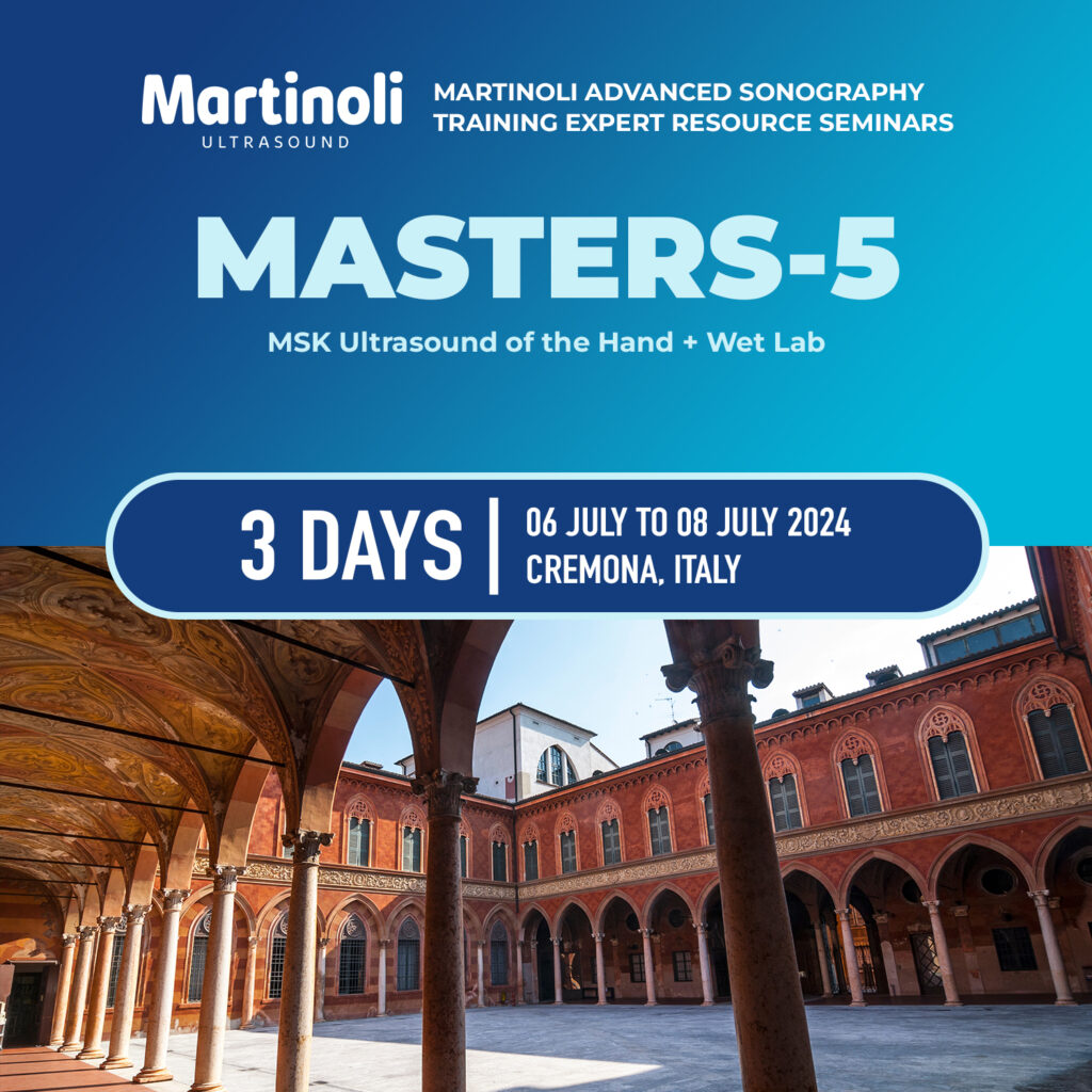 MASTERS-5: MSK Ultrasound of the Hand + Wet Lab (IT) - Martinoli Ultrasound