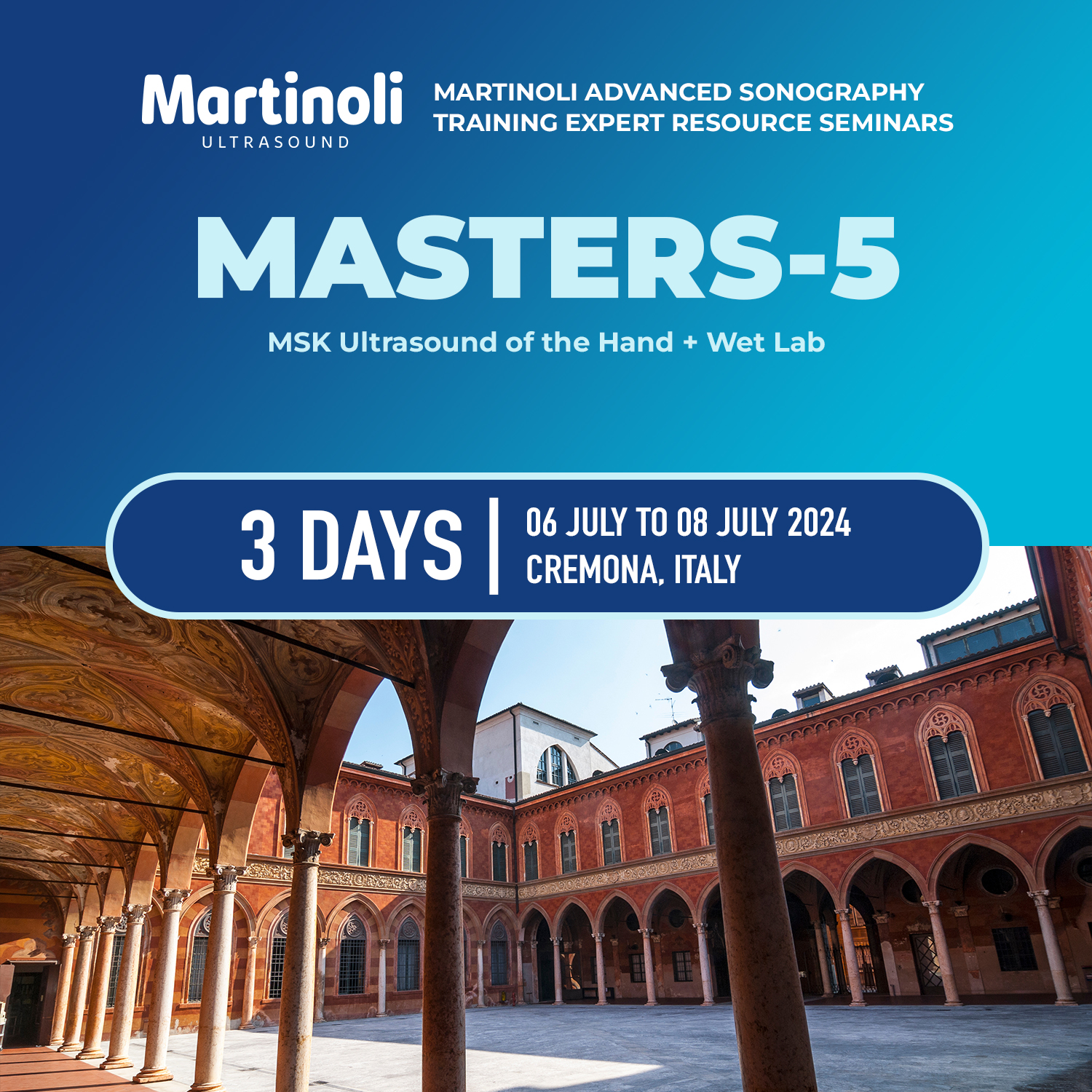 MASTERS-5: MSK Ultrasound of the Hand + Wet Lab (IT) - Martinoli Ultrasound